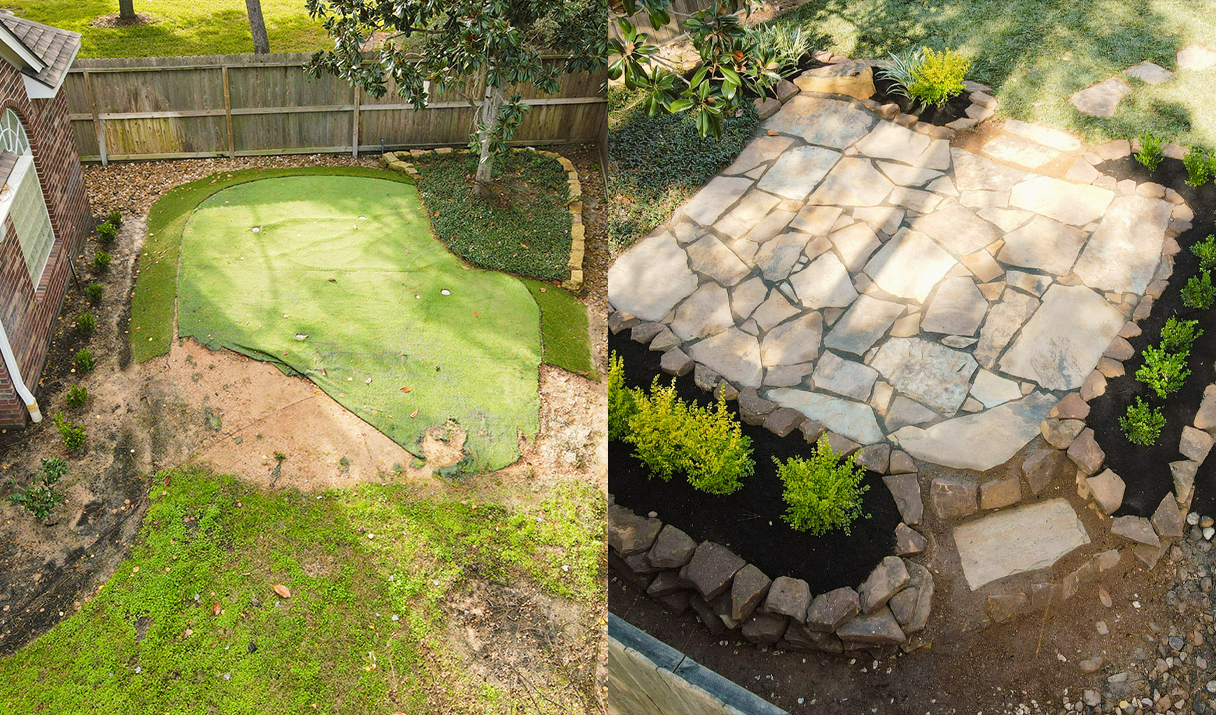 Before & After | Purposed Landscaping