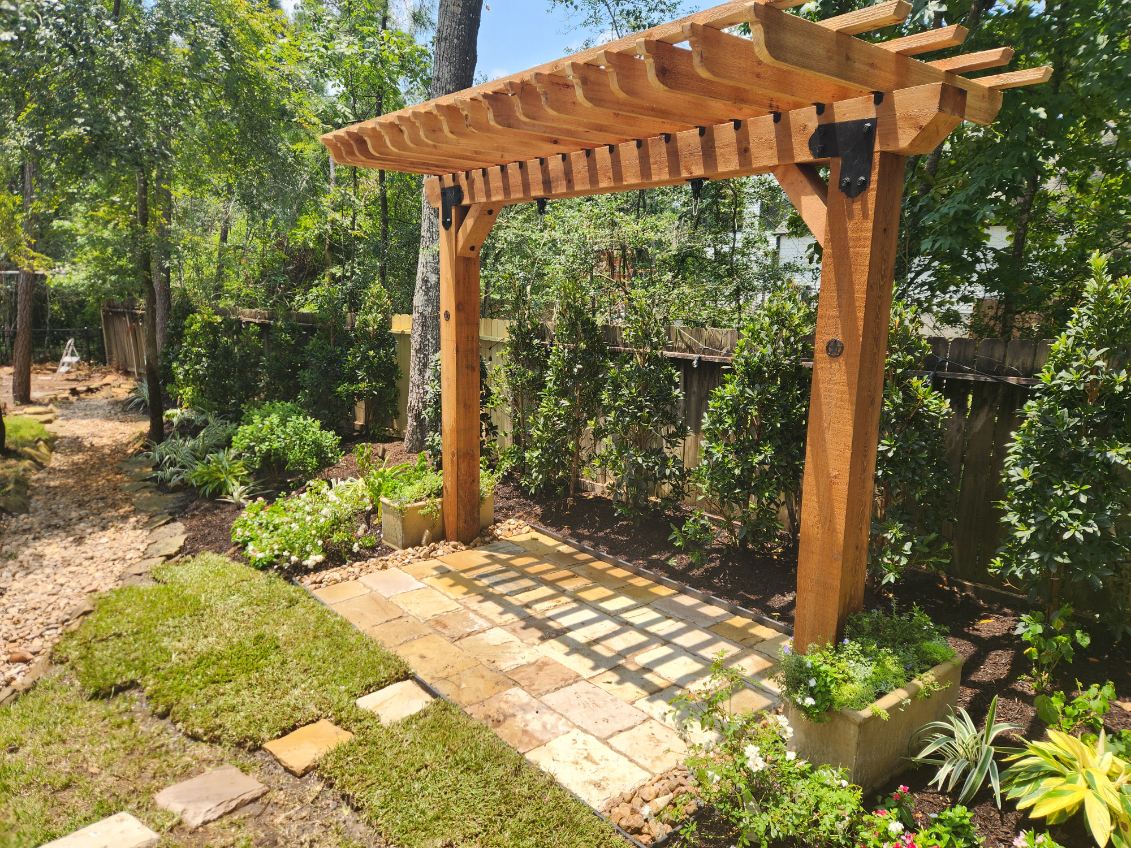 Covered Porch/Pergola | The Woodlands Landscaping Services